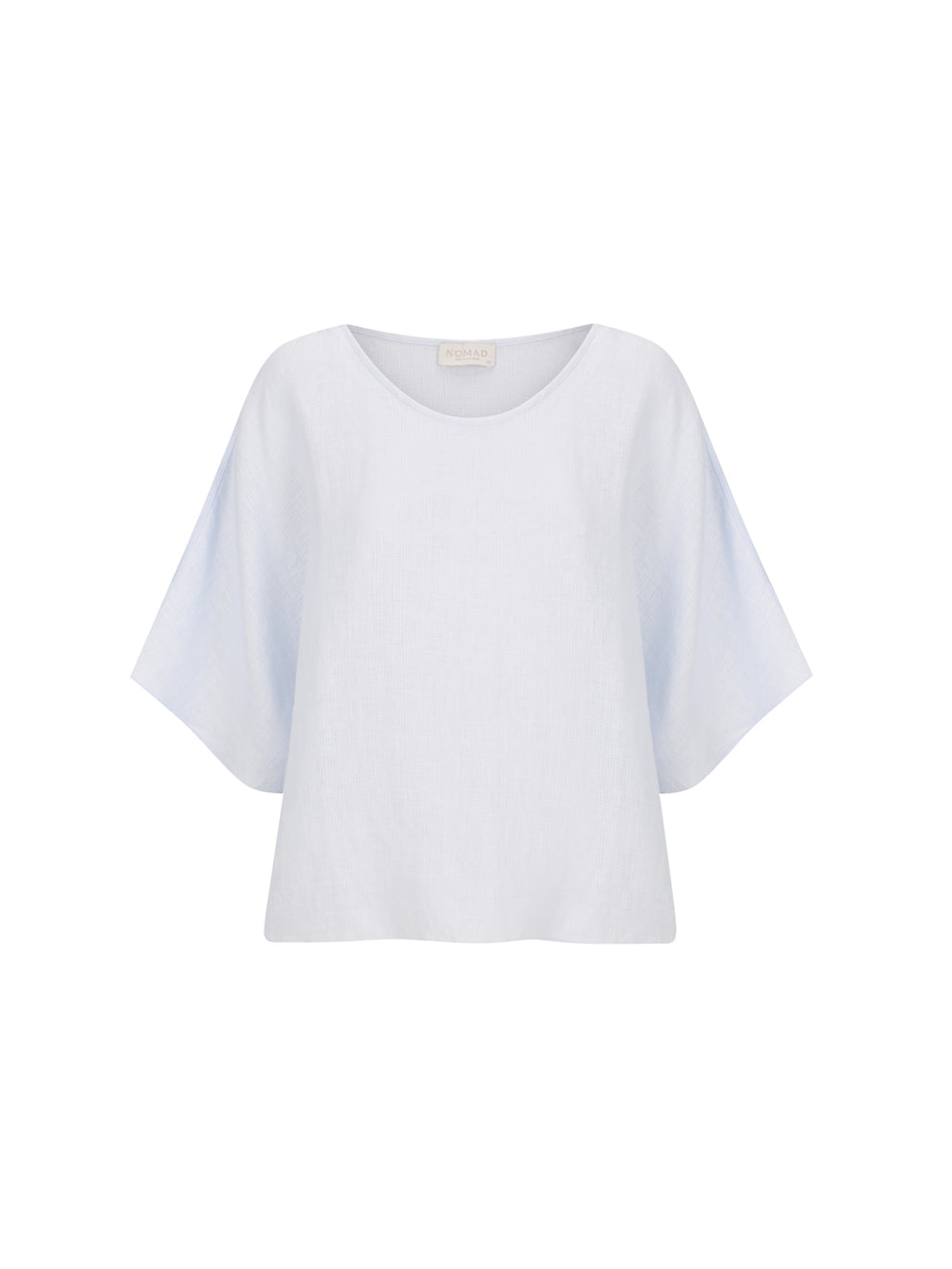 Selene Linen Top Serene Blue – Nomad the Label